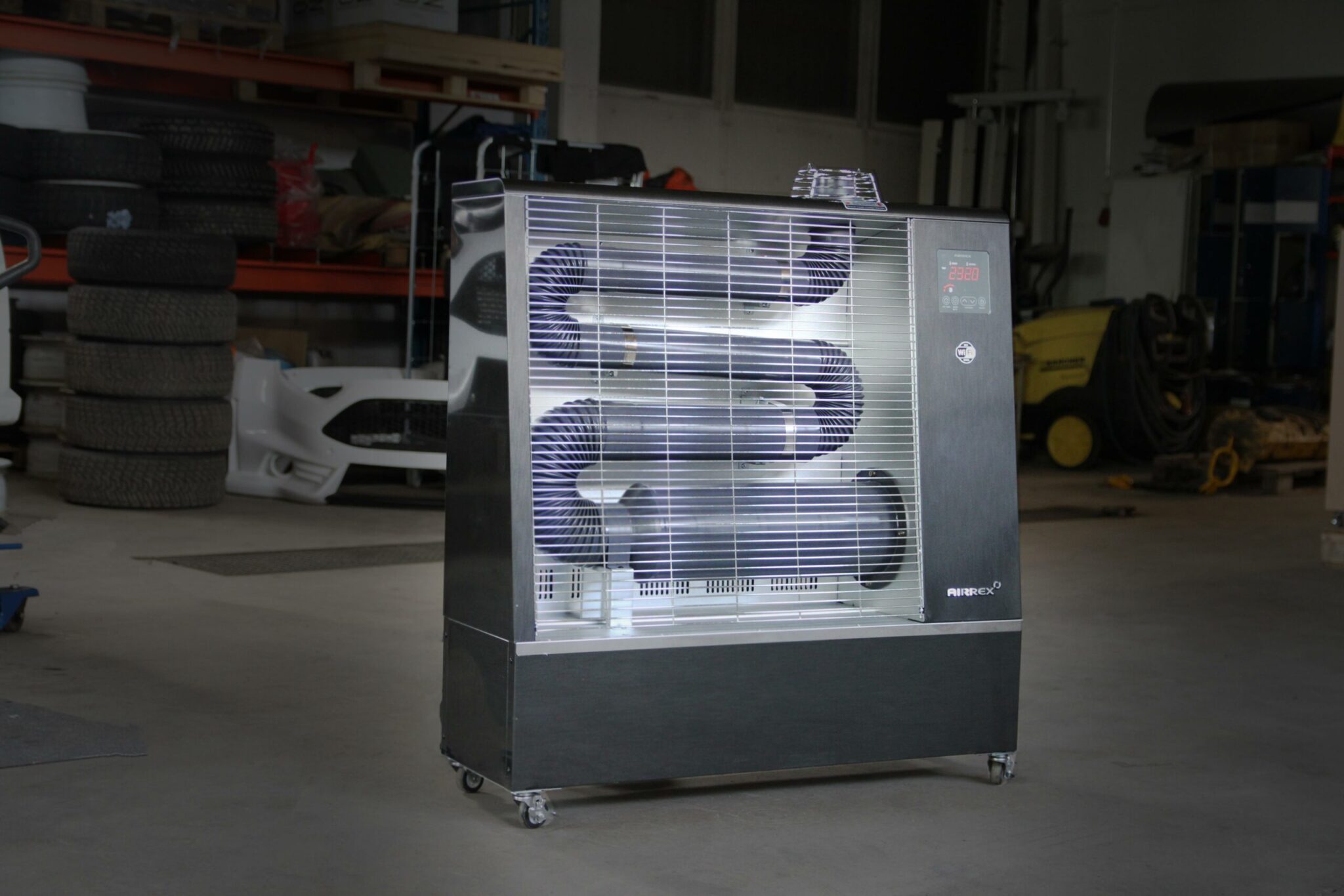 AIRREX AH-300i infrarood kachel – 15kW heater – verwarming op diesel ...