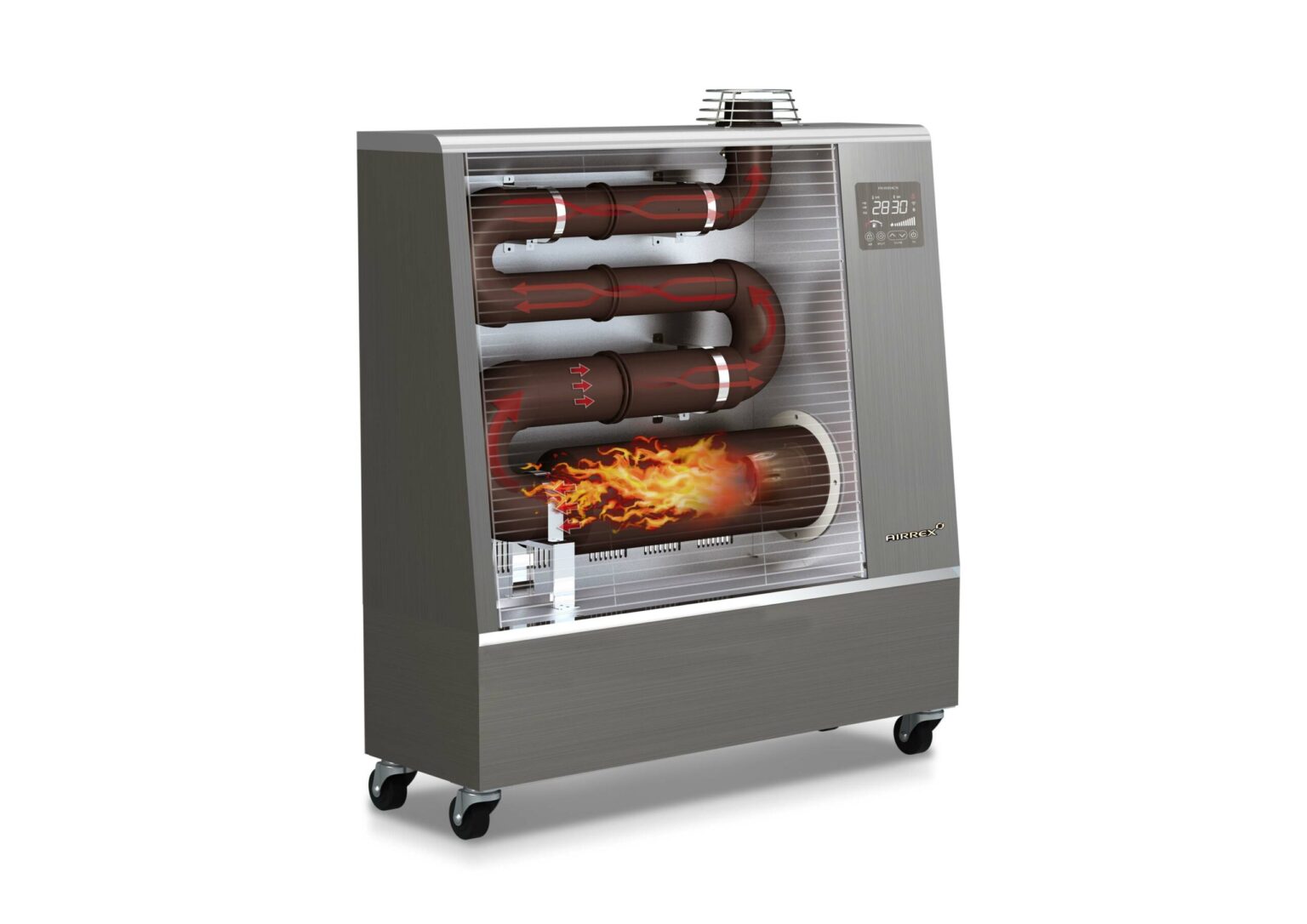 AIRREX AH-200i infrarood kachel – 13 kW heater – verwarming op diesel ...